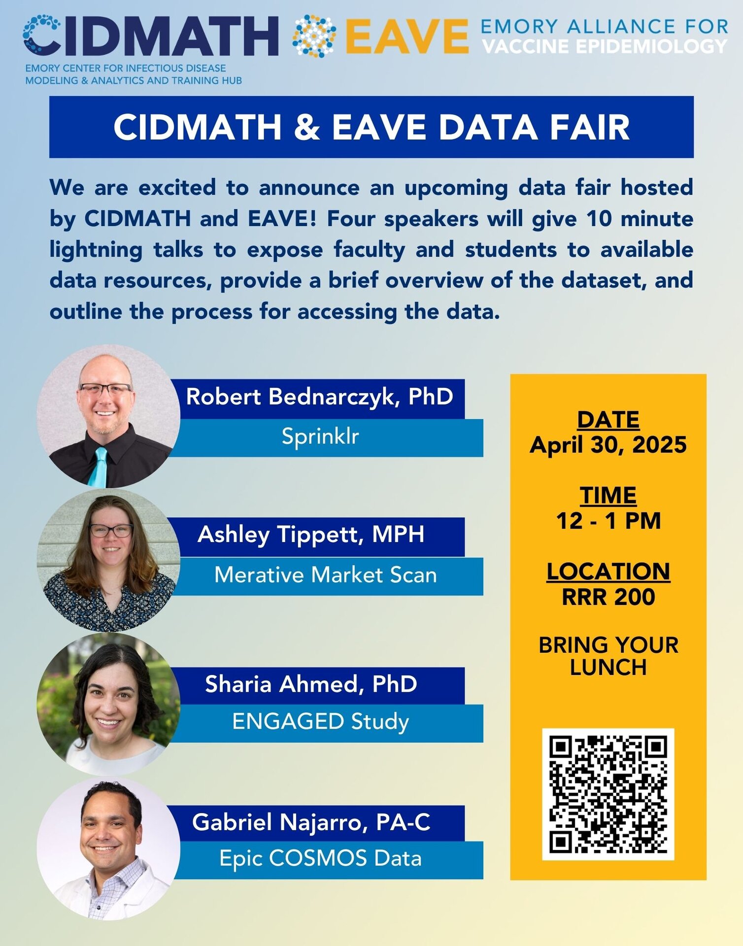 CIDMATH/EAVE Data Fair - Emory CIDMATH